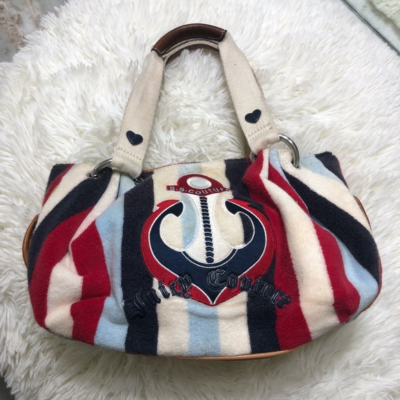 Juicy Couture | Bags | Vintage Juicy Couture Bag Terry Cloth Anchor ...